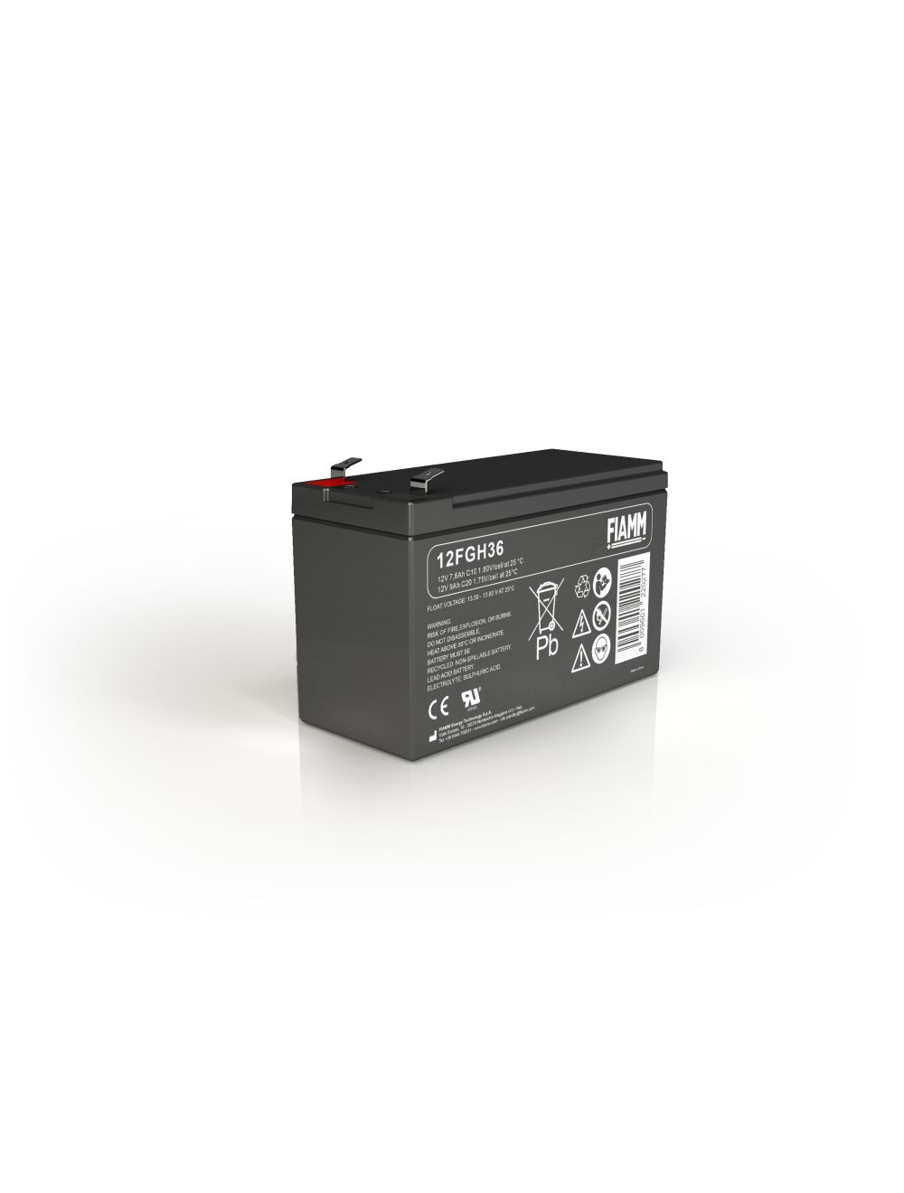 BATTERIA FIAMM 12FGH36 (EX FGH20902) Scarica Rapida 12V 9,0Ah ...
